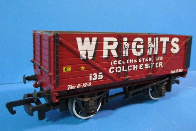 33-030-135 BACHMANN 7-plank open wagon - "WRIGHTS COLCHESTER LTD." 135 ...