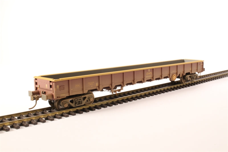 38-245A BACHMANN MOA Monsterbox low-sided bogie box wagon in EWS liver ...