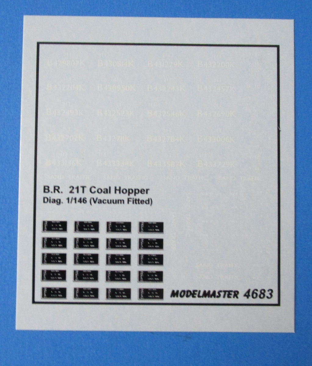 MM-4683 MODELMASTER BR 21 Ton BR Hopper Wagons – my british model trains