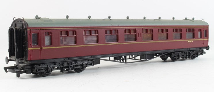 937309 MAINLINE Collett 60' 2nd Class Coach B.R. Marroon "W 1087" - BO ...