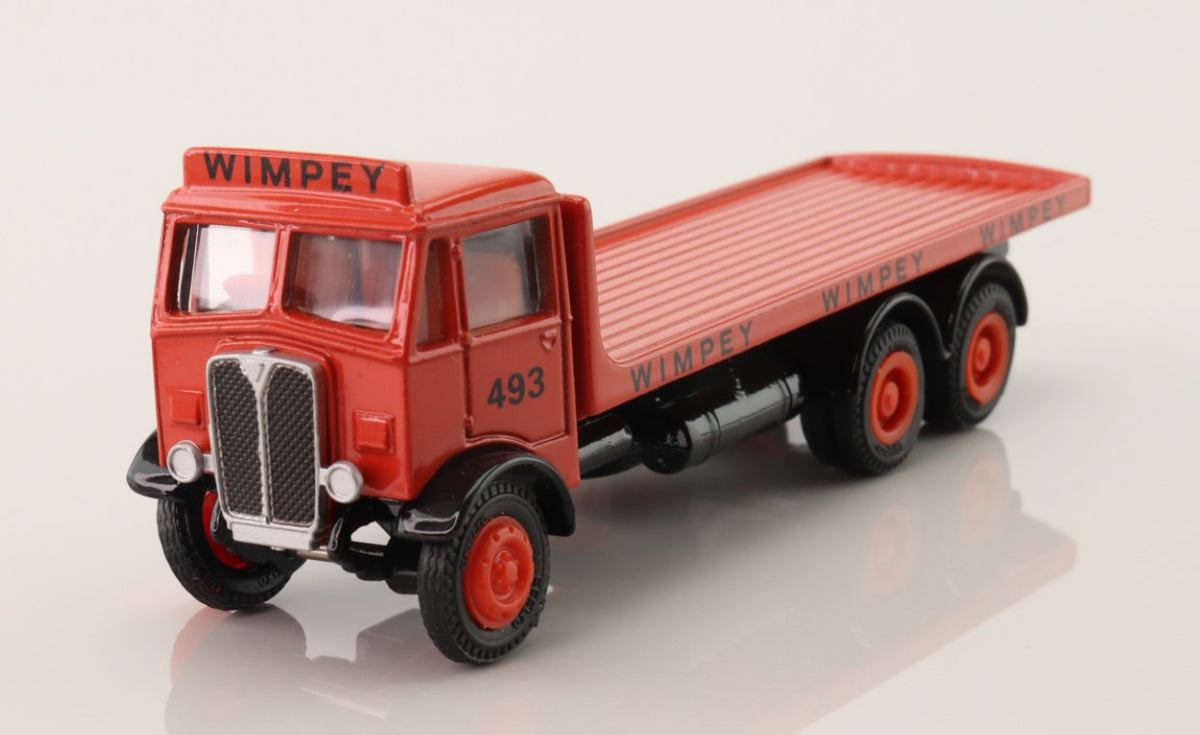 E10703 EFE AEC Mammoth 3 Axle 6W rigid Flatbed "WIMPEY" in orange pain ...