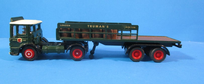 E22604 AEC Matador Ergomatic articulated flatbed lorry "TRUMAN'S" with ...
