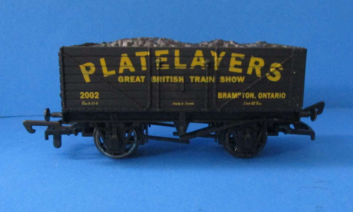 GBTS-2002 DAPOL 7 Plank Wagon special edition "PLATELAYERS GREAT BRITI ...