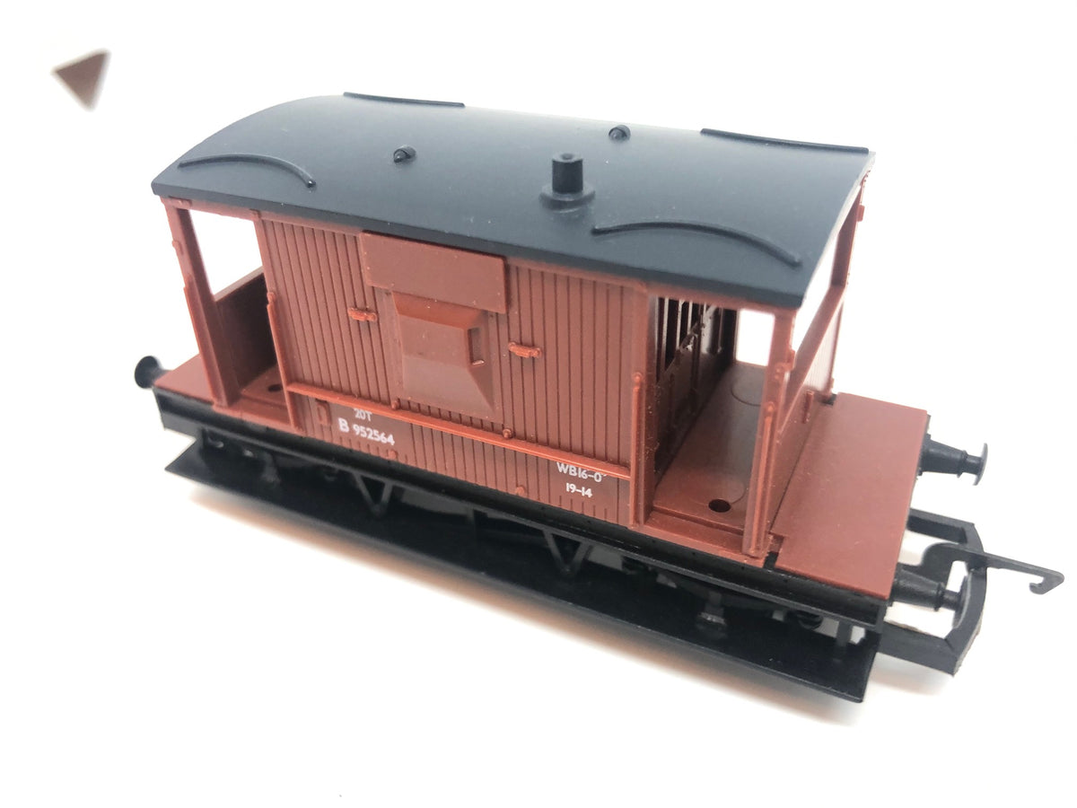 R1017 HORNBY Brake Van B952564 in BR Bauxite - BOXED – my british model ...