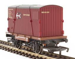 R60108 HORNBY BR Conflat "A" with container "DOOR TO DOOR" – my british ...