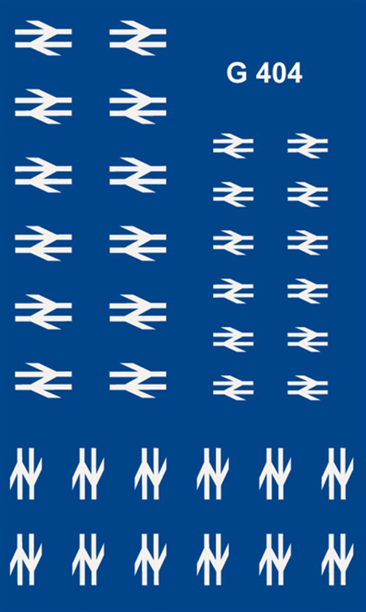 MM-G404 MODELMASTER BR "Modern Image" Double Arrow loco and coach embl ...