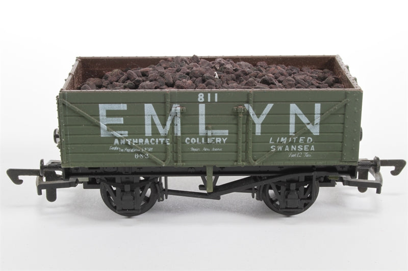 B170 DAPOL 7-Plank Wagon "Emlyn" Anthracite Colliery. Swansea. No. 811 ...