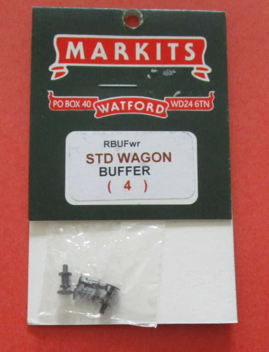 MRBUFWR MARKITS Wagon Buffer Round Brass Black - pack of 4 – my british ...